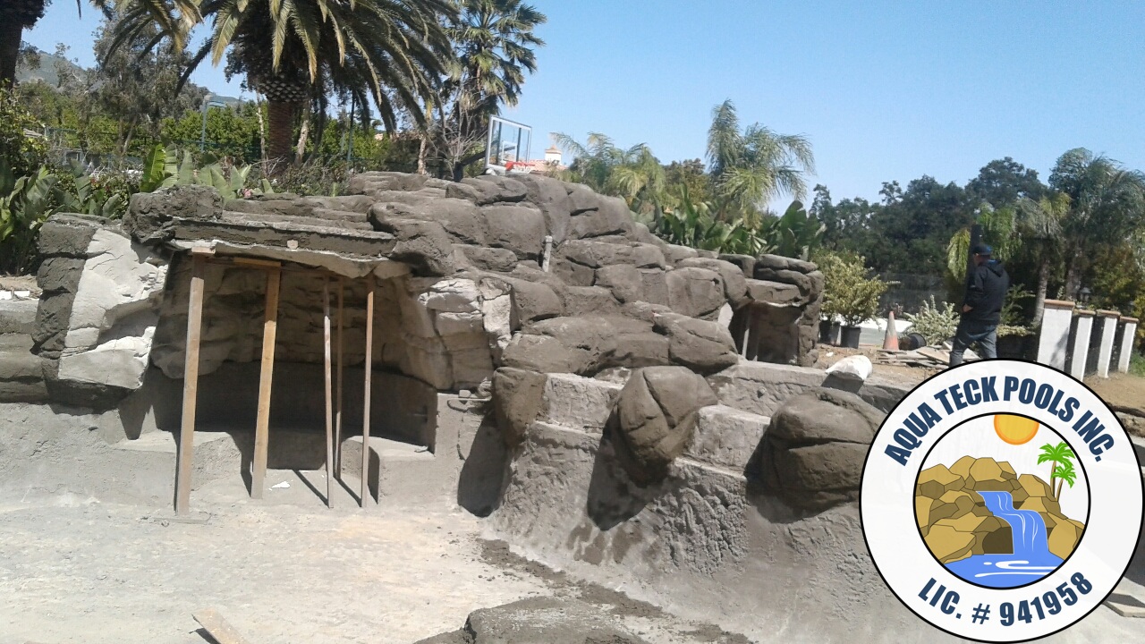 Artificial Rock Swimming Pools - Artificial Rock Pool Contractor Los ...